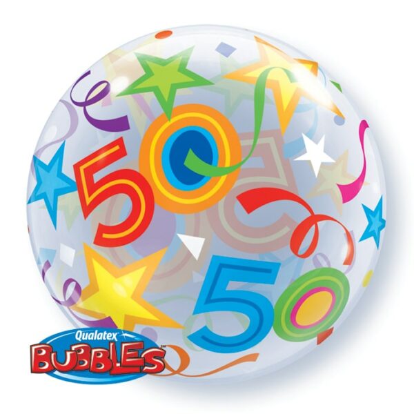 Ballon Bubble - Anniversaire 50 ans - La Ballonnerie