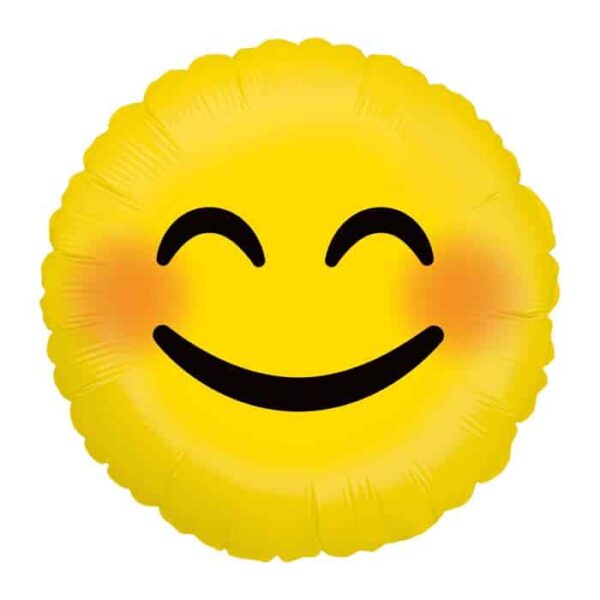 Ballon Alu / Mylar - Emoji sourire - La Ballonnerie